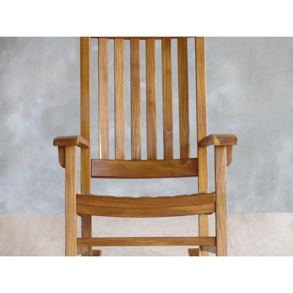 MasayaCo. Zelaya Solid Wood Rocking Chair | Wayfair